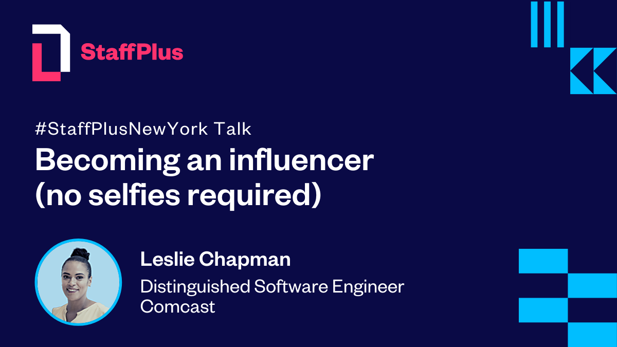 Becoming an influencer (no selfies required) - LeadDev